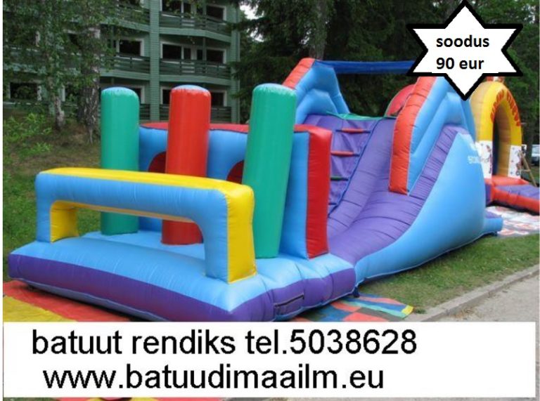 Laste täispuhutavad batuudid - BATUUTIDE RENT